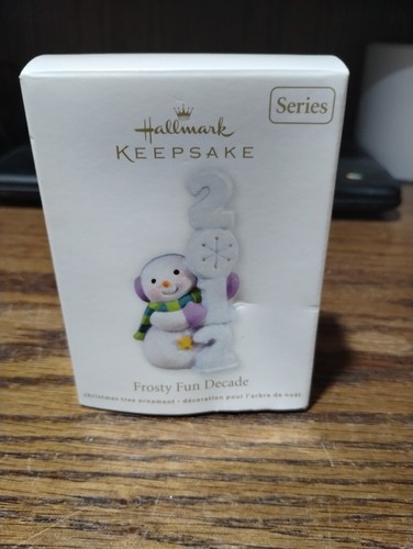 Hallmark Keepsake Ornament 2012 Frosty Fun Decade Snowman 3rd in Series ...