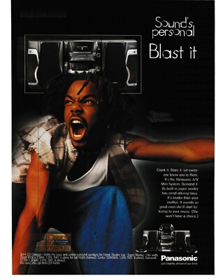 1998 VINTAGE PRINT AD - PANASONIC A/V MINI SYSTEM AD...SOUND'S PERSONAL ...