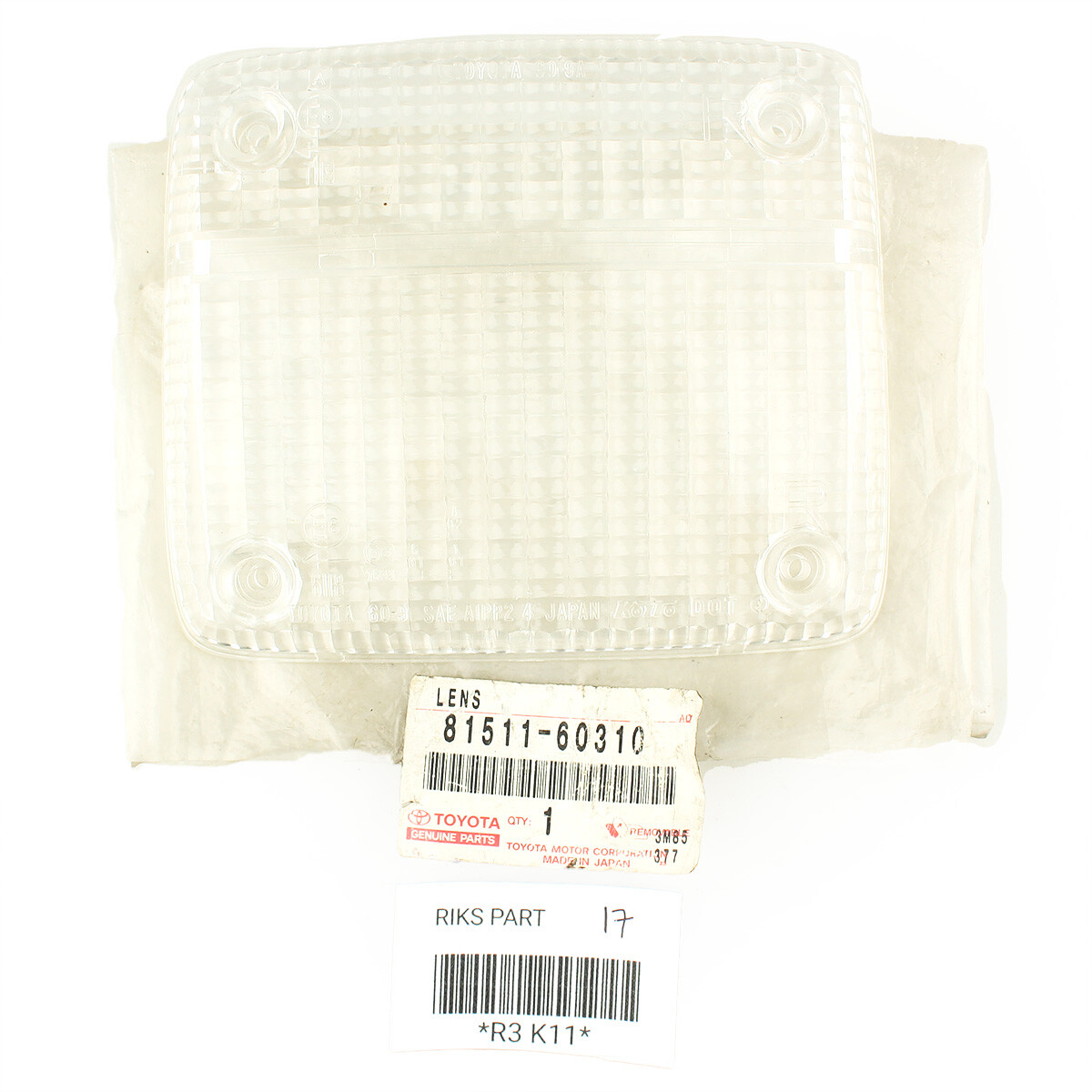 81511-60310 Toyota Lens Front Turn Signal Lamp RH 8151160310 Genuine ...