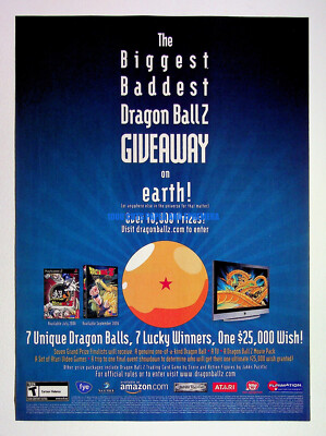 Super Dragon Ball Z Atari PS2 Game 2006 Anime Print Magazine Ad Poster ...