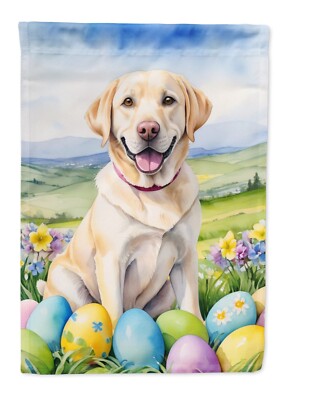 Yellow Labrador Retriever Easter Garden Flag | eBay