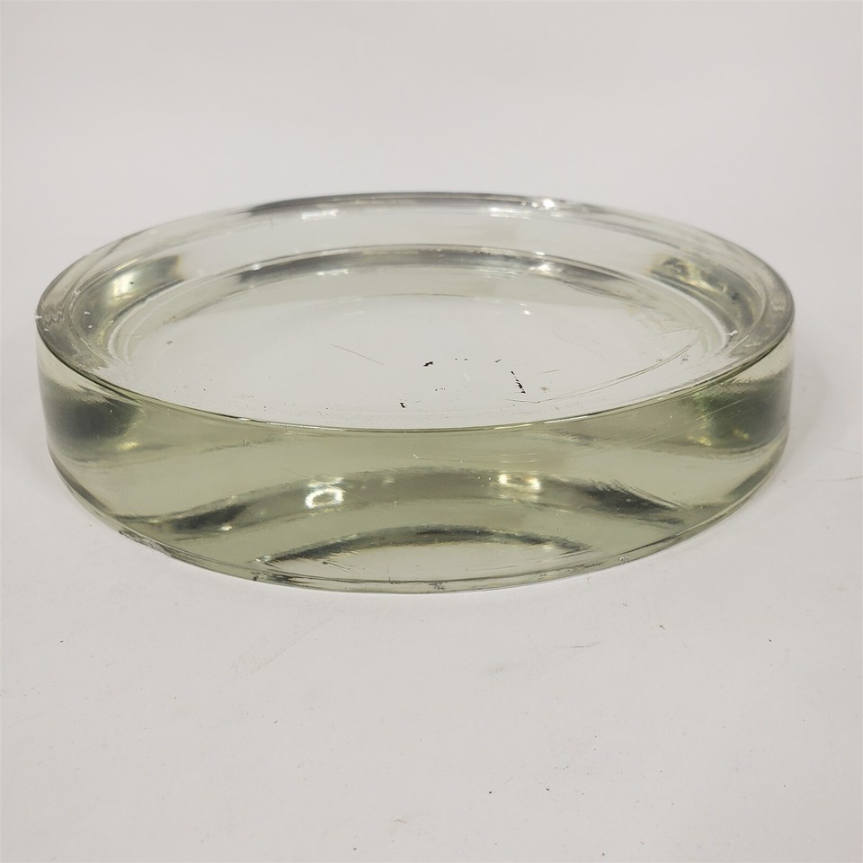 Vtg Military 8 inch Pyrex Parabolic Mirror w/ Adjustable Spring-Loaded ...