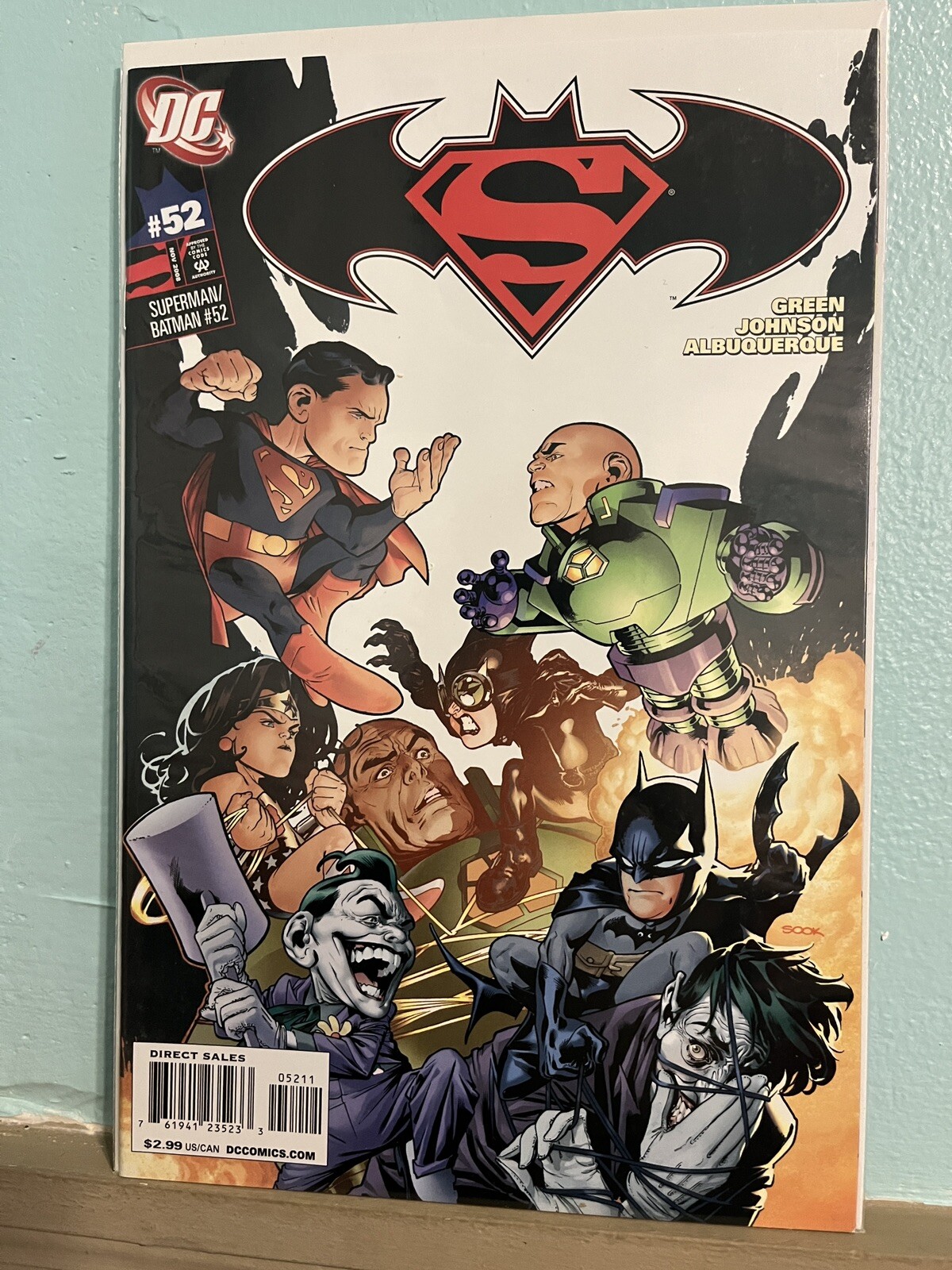 Superman/Batman #52 DC Comics 2008 Ryan Sook Cover | eBay