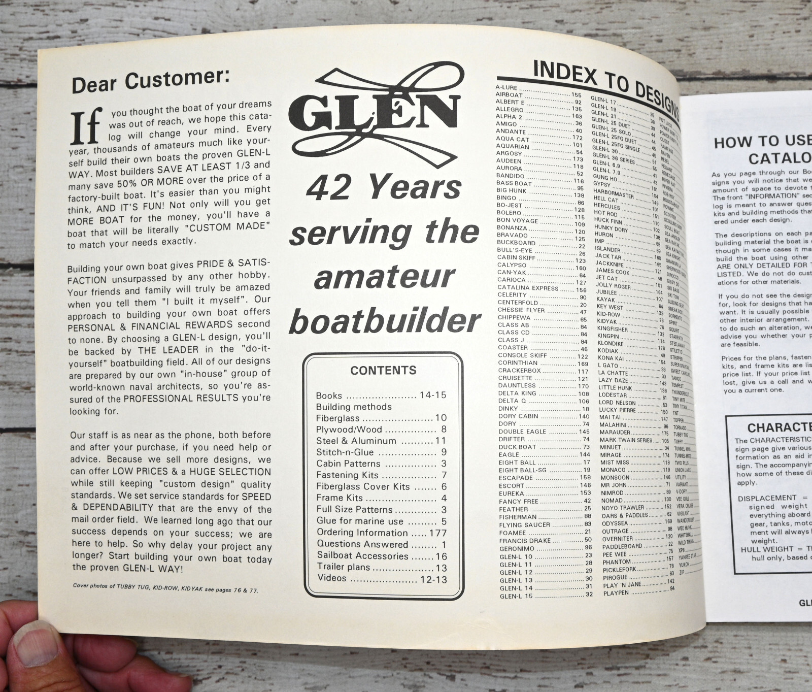Vtg Book of Boat Designs GLEN-L Marine Designs Plans Patterns Kits | eBay