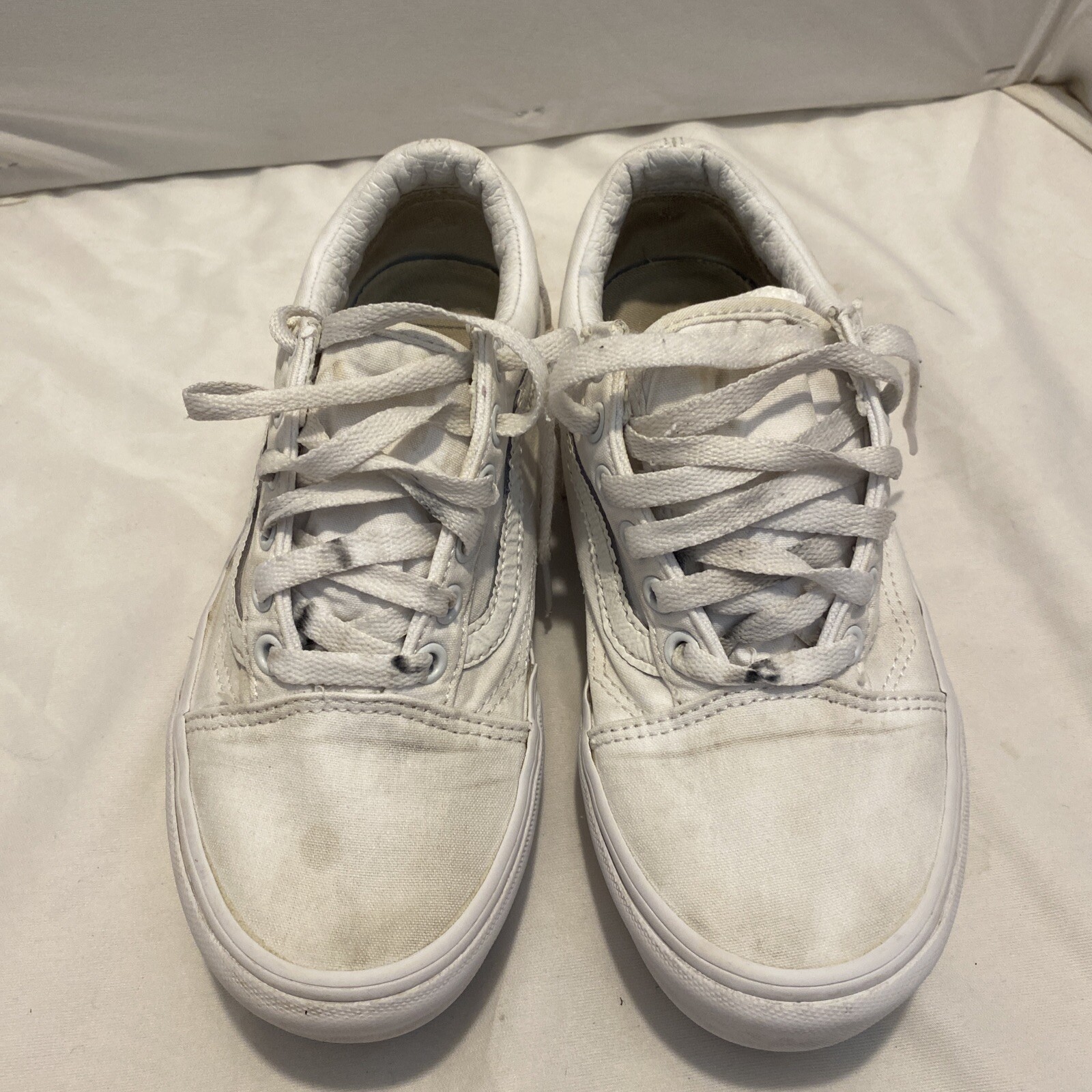 Vans Unisex Off The Wall 721356 Ivory Casual Shoes Sneakers Size 5.5 ...