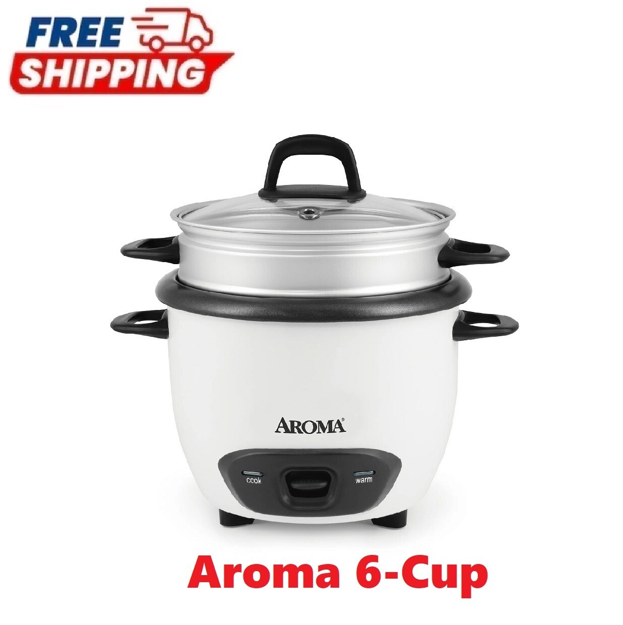 Aroma ARC-363NG 6-Cup Pot-Style Rice Cooker - White for sale online | eBay