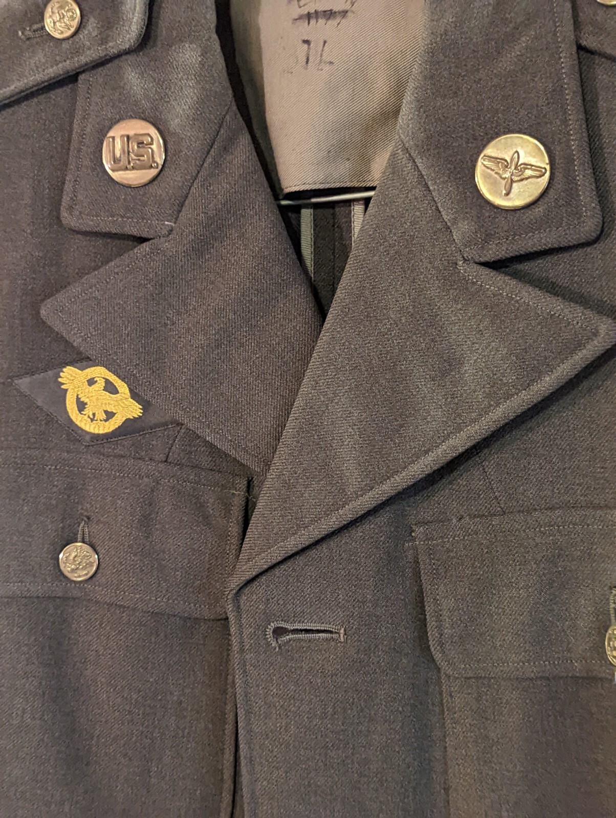 US WW2 Dress jacket M1939 1st air force div size 37L 1942 | eBay