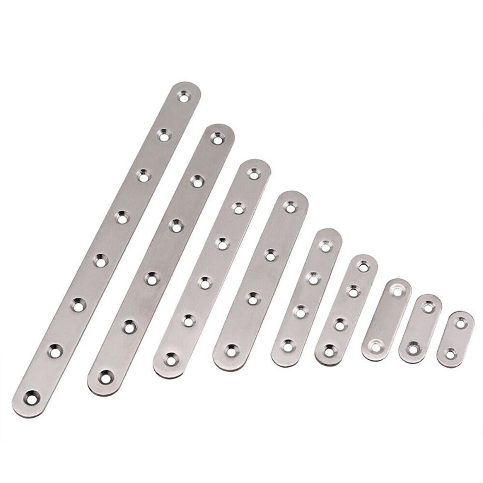 Stainless Steel Repair Plate Flat Straight Fixing Mending Corner Brace ...