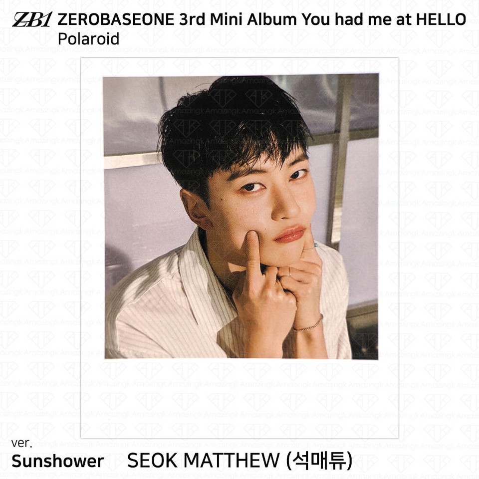 ZEROBASEONE ZB1 3rd Mini Album You had me at HELLO Official Photocard Postcard | eBay