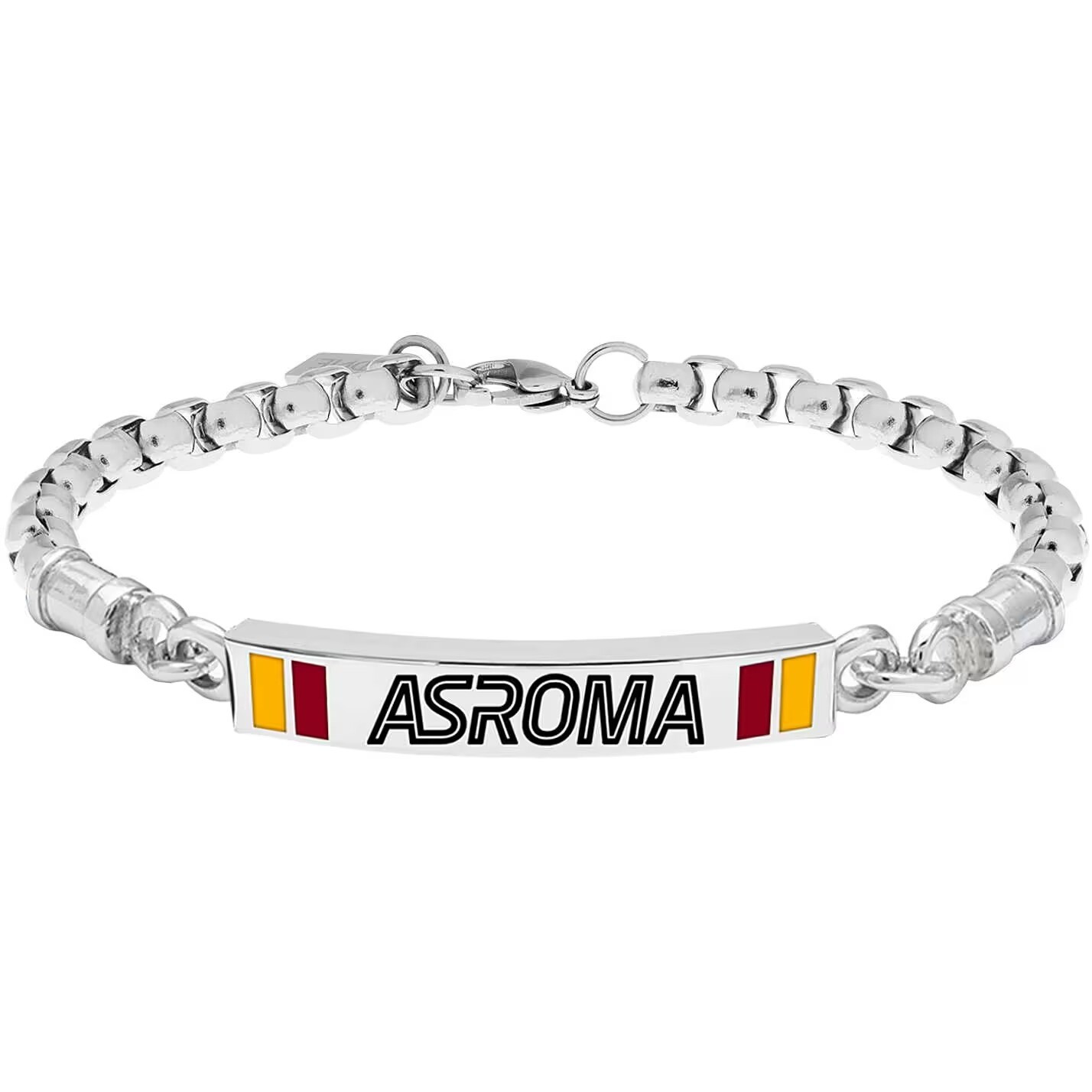 Mens Bracelet AS ROMA B-RB002UAS Stainless Steel OFFICIAL | eBay