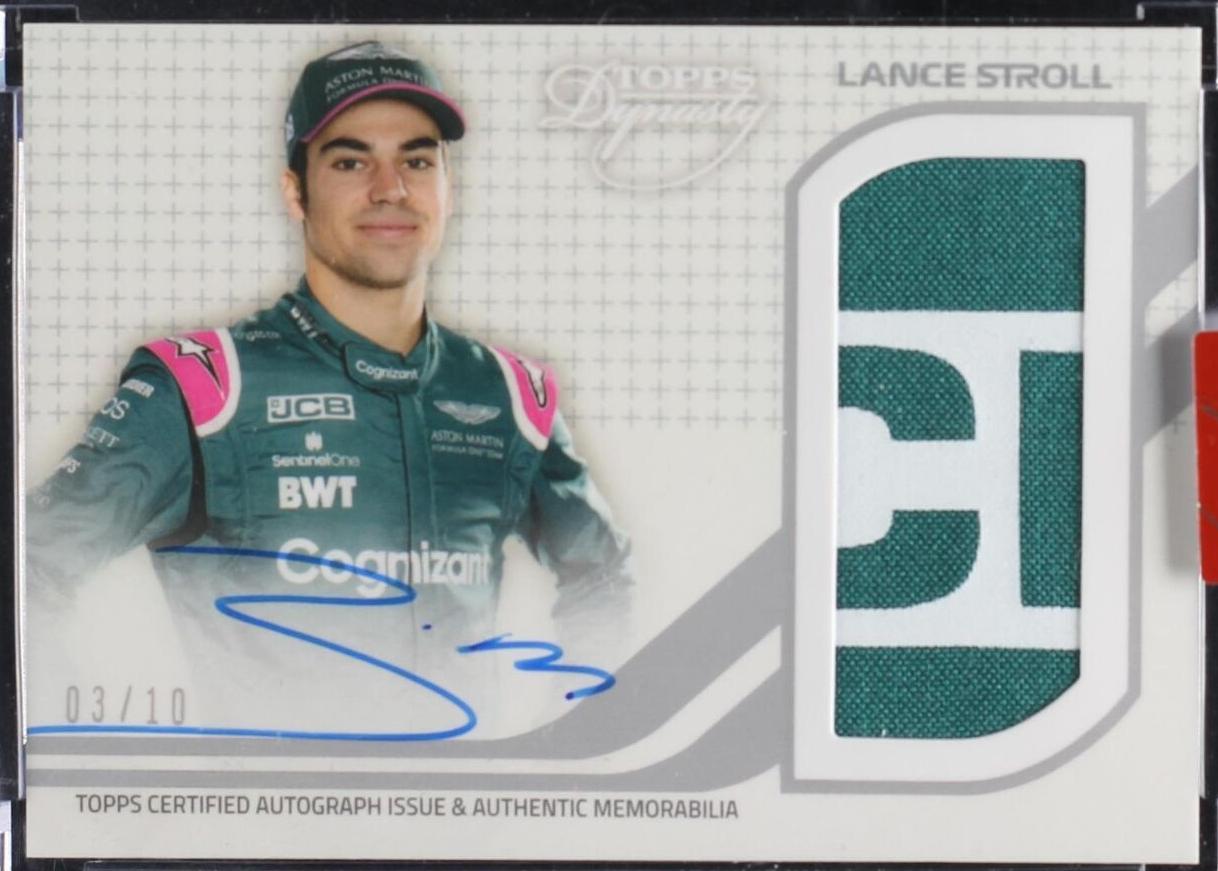 2021 Topps Dynasty Formula 1 - Dynasty Autograph Patches Lance Stroll # ...
