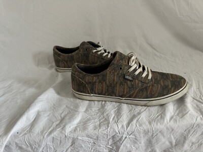 VANS Skate Low Beige Aztec print | eBay