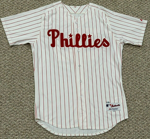 2014 TBTC to 1964 #50 size 46 PHILADELPHIA PHILLIES GAME Jersey ISSUED MLB HOLO | eBay