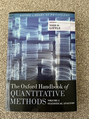 The Oxford Handbook of Quantitative Methods in Psychology: Vol. 2 By ...