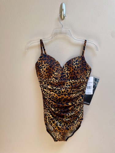 Miraclesuit Leopard Print Swimsuit NWT--Never Worn--Size 12 | eBay