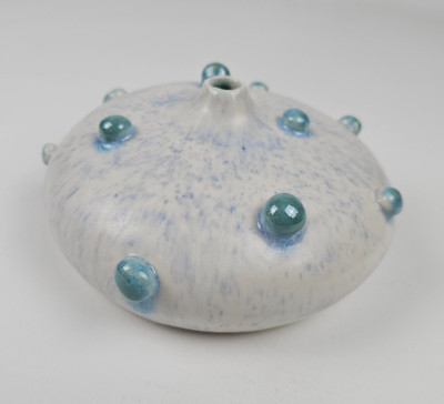 YUMIKO GOTO Japan Ceramic Modernist Blue Vase 6" | eBay