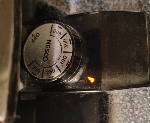 VTG Nesco 4QT Metal Ware Non Stick Electric Roaster Oven Black Tested ...