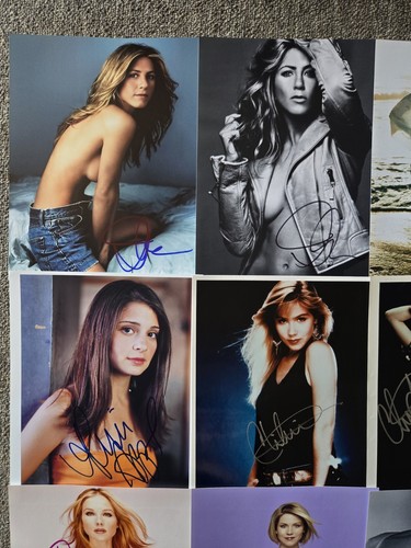 Lot Signed Autographed 8x10" Photographs Models & Actresses Collage ...