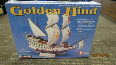 LINDBERG 72218 GOLDEN HIND MODEL KIT NEW | eBay