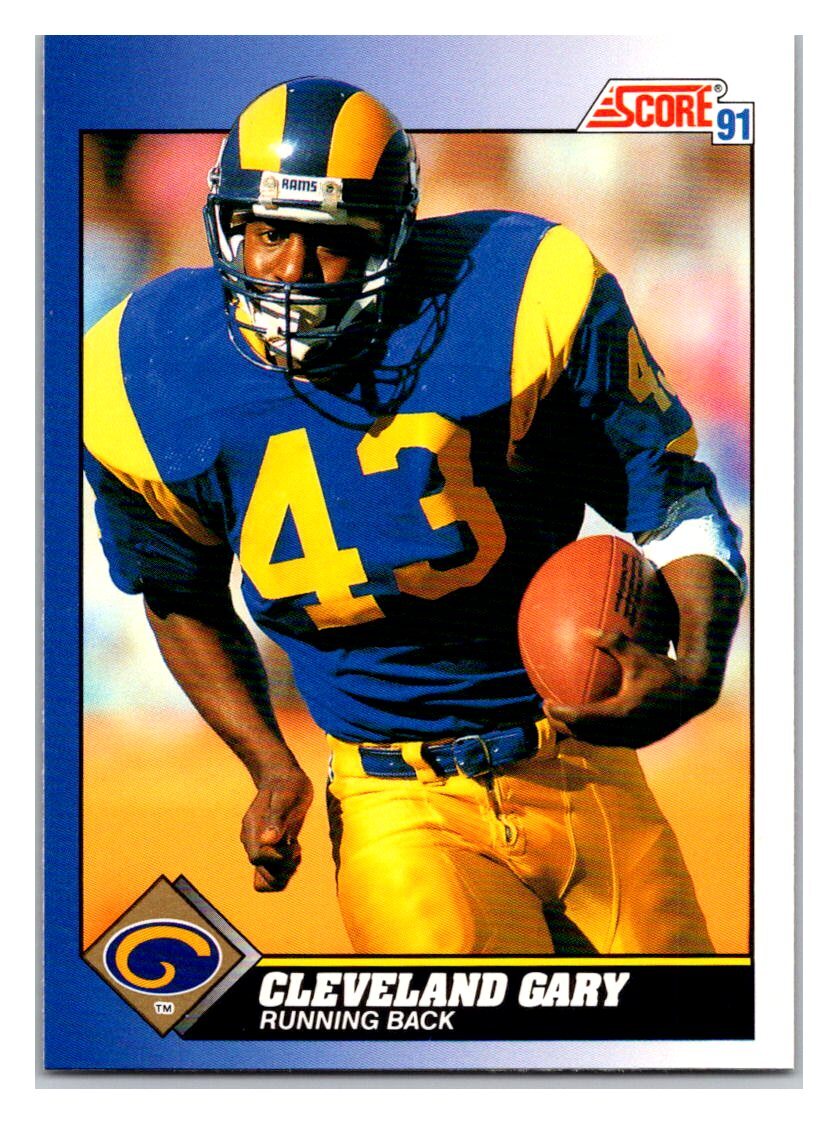 1991 Score Football #64 Cleveland Gary Los Angeles Rams | eBay