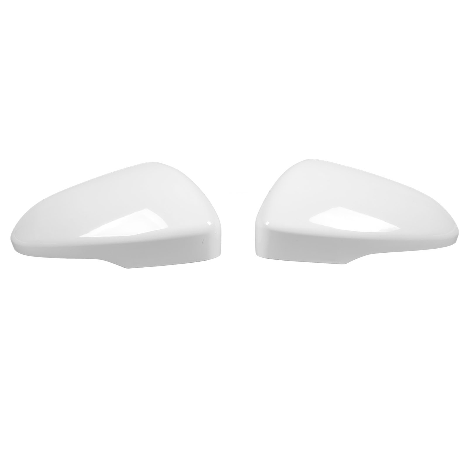 *White 2Pcs Car Rear View Mirror Cover Exterior Wing Mirror Protective ...