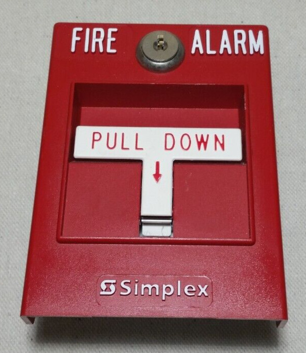 Simplex 4099-9001 Addressable Fire Alarm Pull Station, Red – สถานีตำรวจ ...