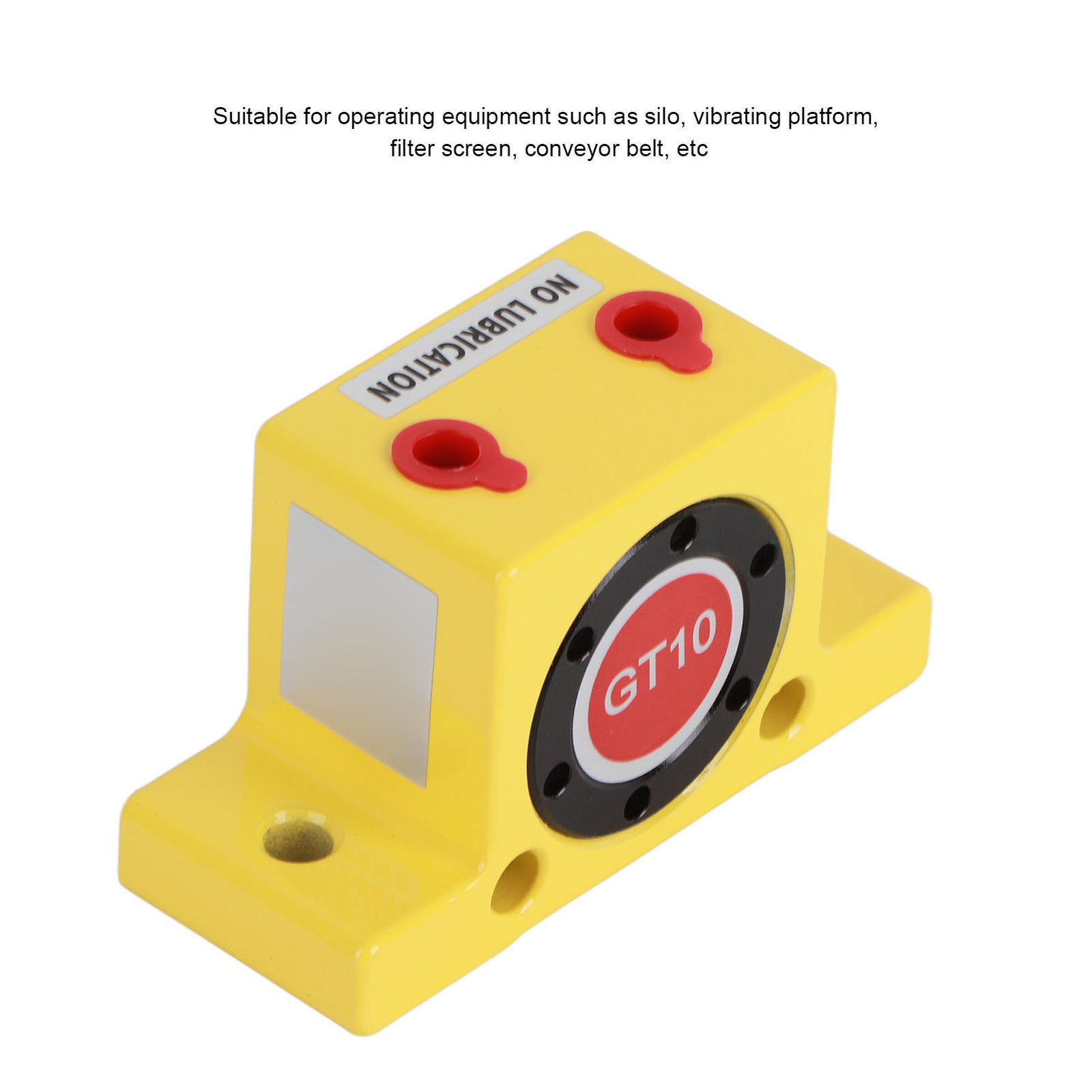 GT10 Pneumatic Vibrator Air Turbine Oscillator Eccentric Rotation ...