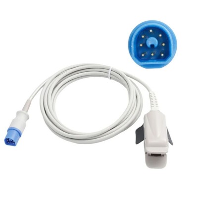 Philips Adult Finger Clip SpO2 Sensor 8Pin Spo2 Probe Cable Compatible ...
