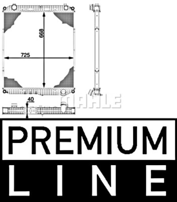 MAHLE Radiator For MERCEDES ATEGO 3 13- 9675000501 | eBay