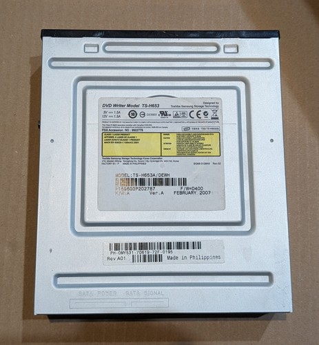 ~~ Toshiba Samsung DVD-ROM Internal Desktop Drive TS-H653 NOT TESTED | eBay
