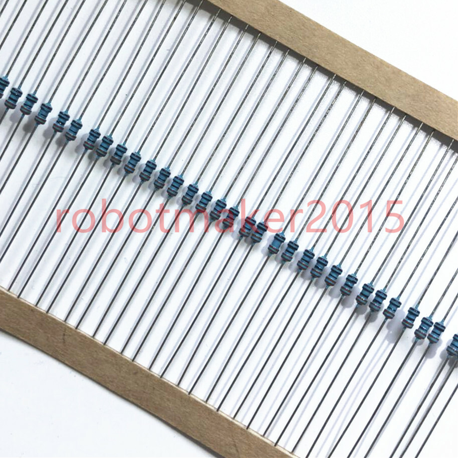 1000Pcs 1/8W 1/6W Metal Film Resistor ±1% 1K -910K Ω Ohm 1 K - 910 K ...