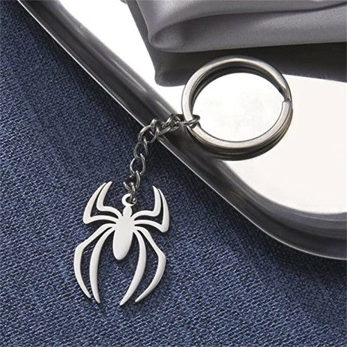 HotSpider Key Tag Spider Key Chain 3D Car Metal Key Ring Fob Ring ...