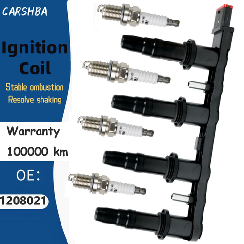 NEW 1208021 Ignition Coil+Plugs for Holden Astra AH Z18XER 4Cyl 1.8L ...