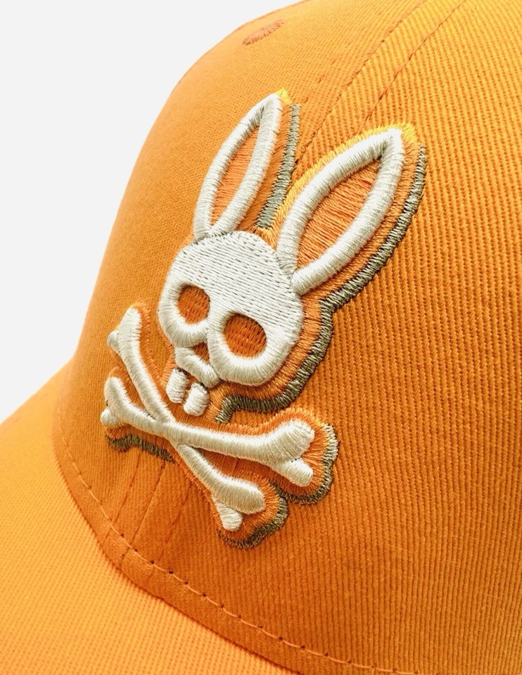 NWT $48 Psycho Bunny Men's ORANGE NECTARINE Embroider Big Bunny ...