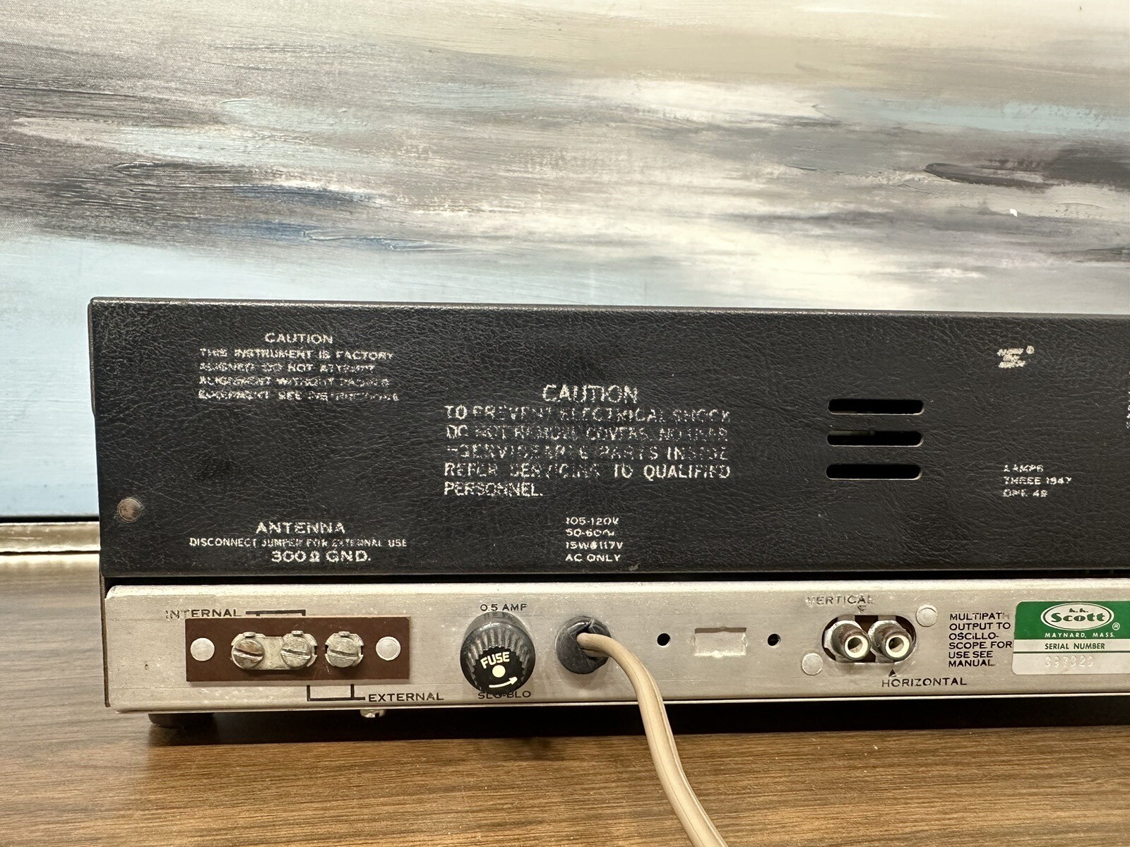 Scott 312-c Vintage FM Stereo Tuner Works But Need Service Due Age | eBay