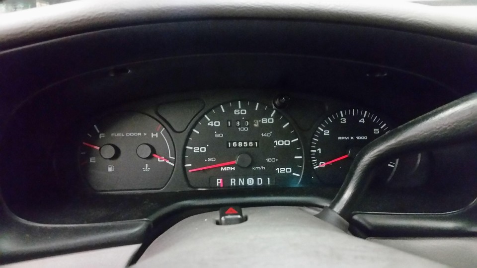 00-01 FORD TAURUS 3.0 OHV VULCAN ENGINE MOTOR 168,561 MILES NO CORE ...