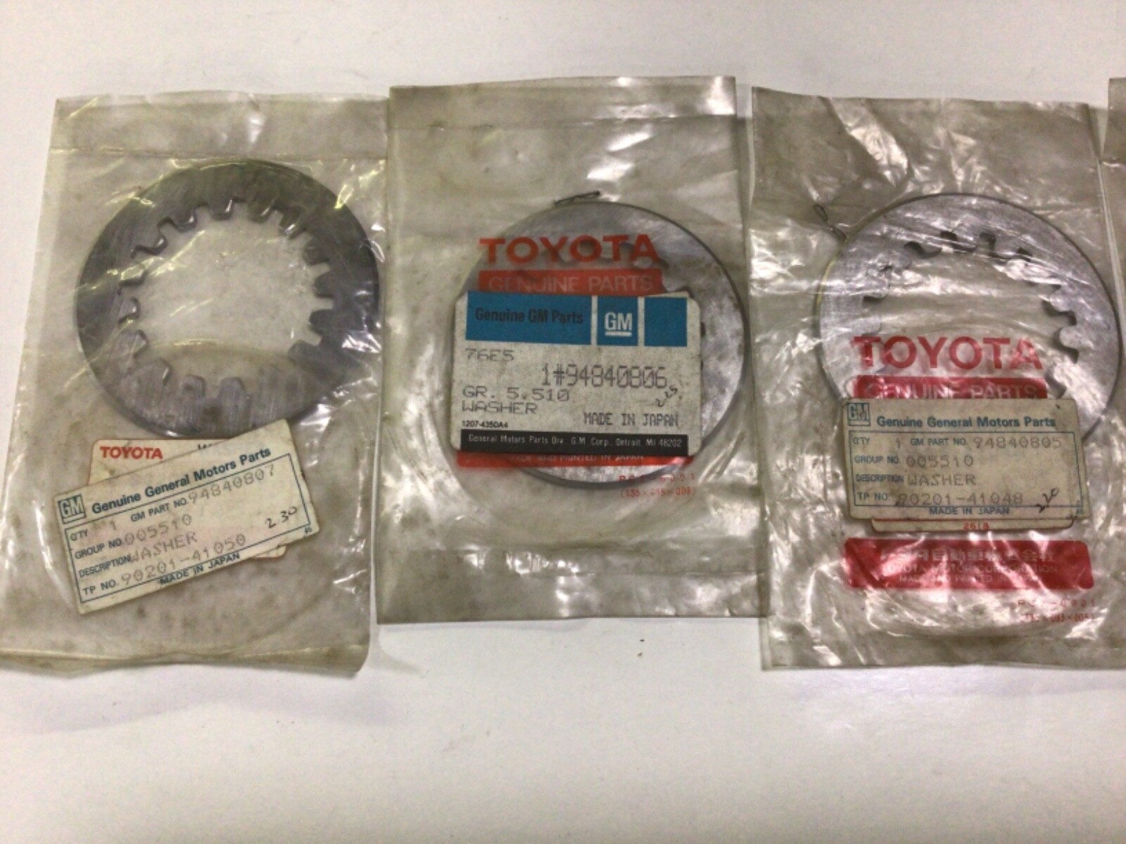 NOS GM 85 10 Nova Vibe Lot of Differential Bearing Adjusting Shims ...