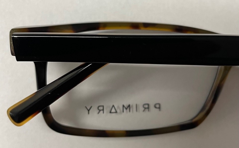 EYEGLASS FRAMES MEN'S PLASTIC SHALLOW RECTANGLE BLACK/TORTOISE FAST ...