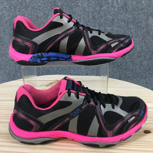 Ryka Shoes Womens 6.5 M Influence Athletic Training Sneakers Black Pink ...