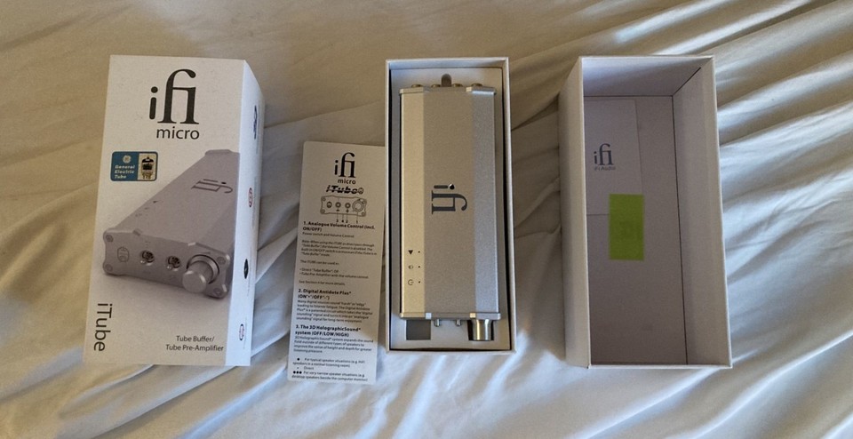 iFi Micro iTube Tube Buffer w/ Box & Manual - Add Tube Warmth to Any ...