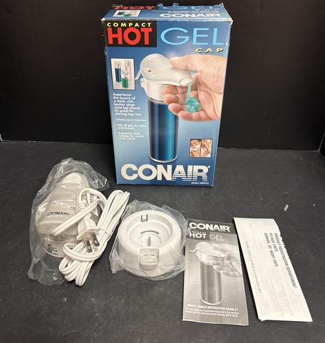 Conair Compact Hot Gel Cap HGM15 Heats Up Shaving Cream Gel Soothing ...