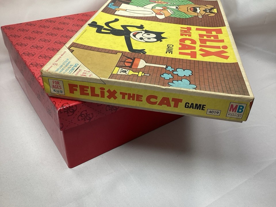 1968 Felix the Cat Board Game W/ Original Box Complete by Milton ...