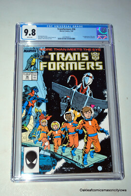 Transformers #36 CGC 9.8 Marvel 1988 1st Sky Lynx and Sandstorm! WP! | eBay