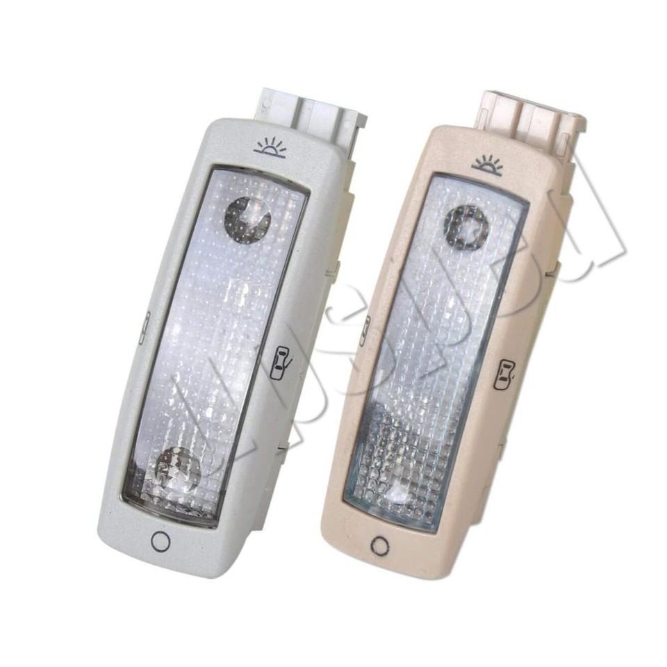 Black White Rear Reading Map Dome Light For VW Golf Passat Skoda Superb ...
