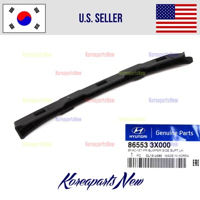 FRONT Bumper Bracket Retainer Left DRIVER 865533X000 Elantra Sedan 2011 ...