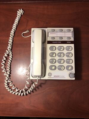 GE 2-9266A Large Number Memory Phone Telephone Landline Corded Big ...
