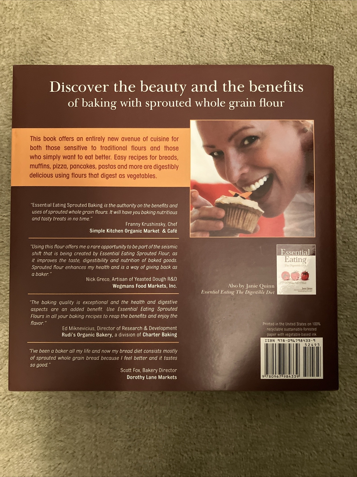 Essential Eating Sprouted Baking : With Whole Grain Flours That Digest ...