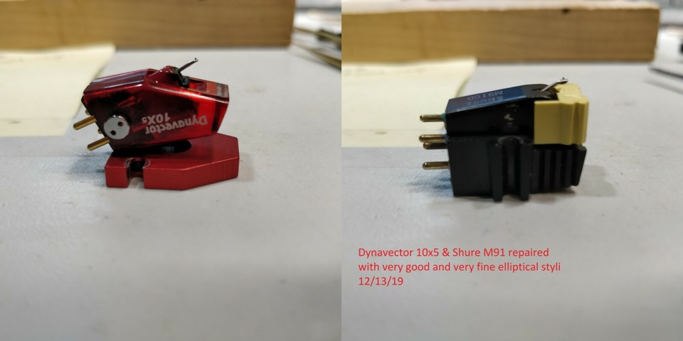 Cartridge Retipping Service with New Aluminum Elliptical Stylus. Full ...