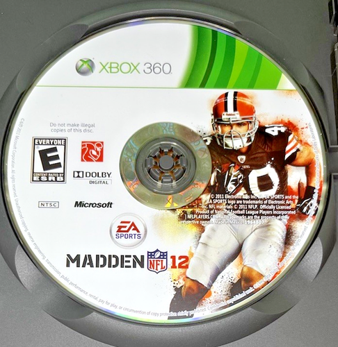 Madden NFL 12 (Microsoft Xbox 360, 2011) - GAME ONLY 14633196481| eBay