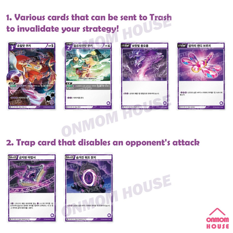 CookieRun Kingdom Card Collection / CookieRun Braverse TCG Starter Deck ...